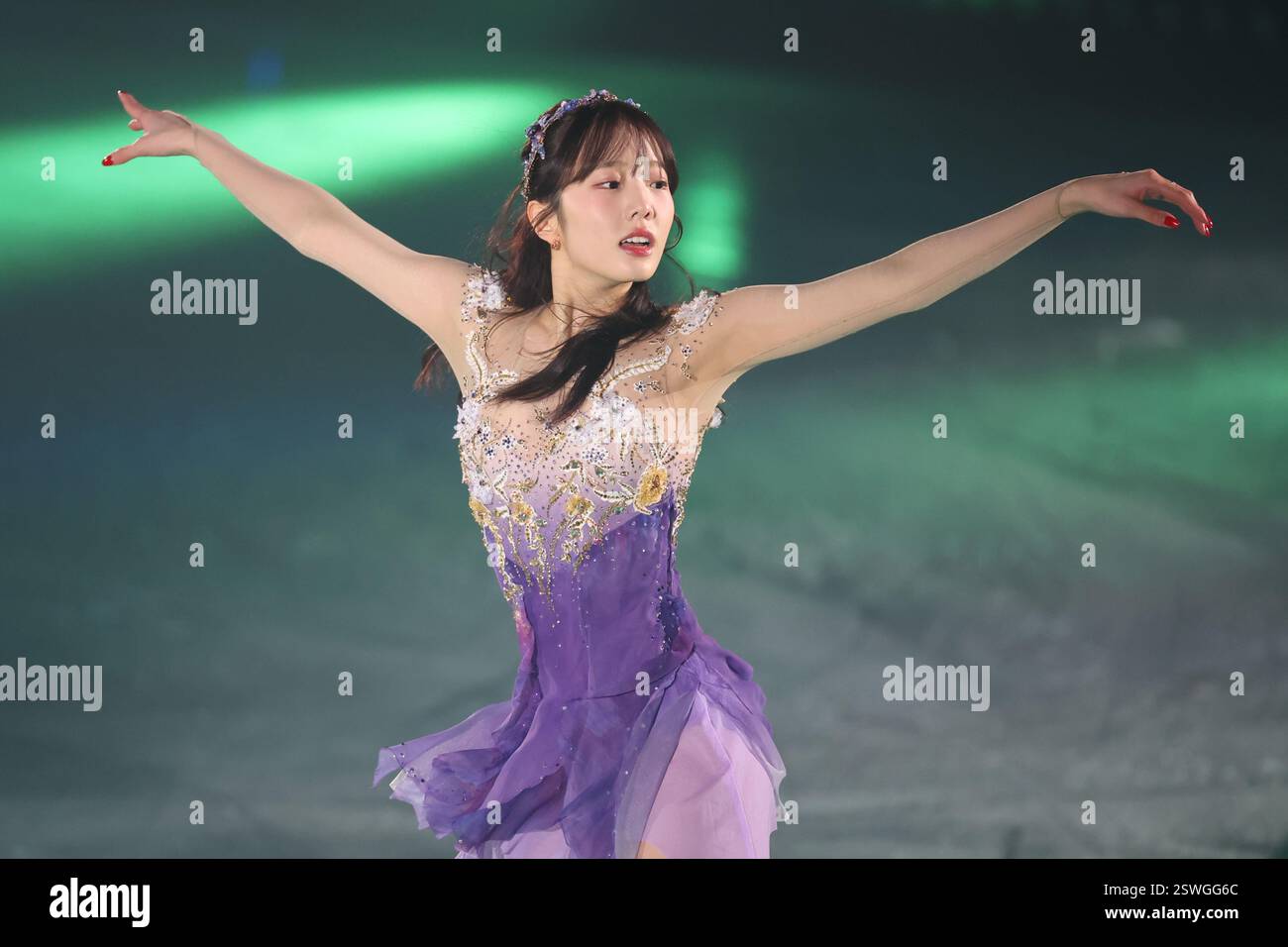 Tokyo, Japan. 21st Feb, 2025. Marin Honda Figure Skating : Prince Ice World 2024-2025 at DyDo ...