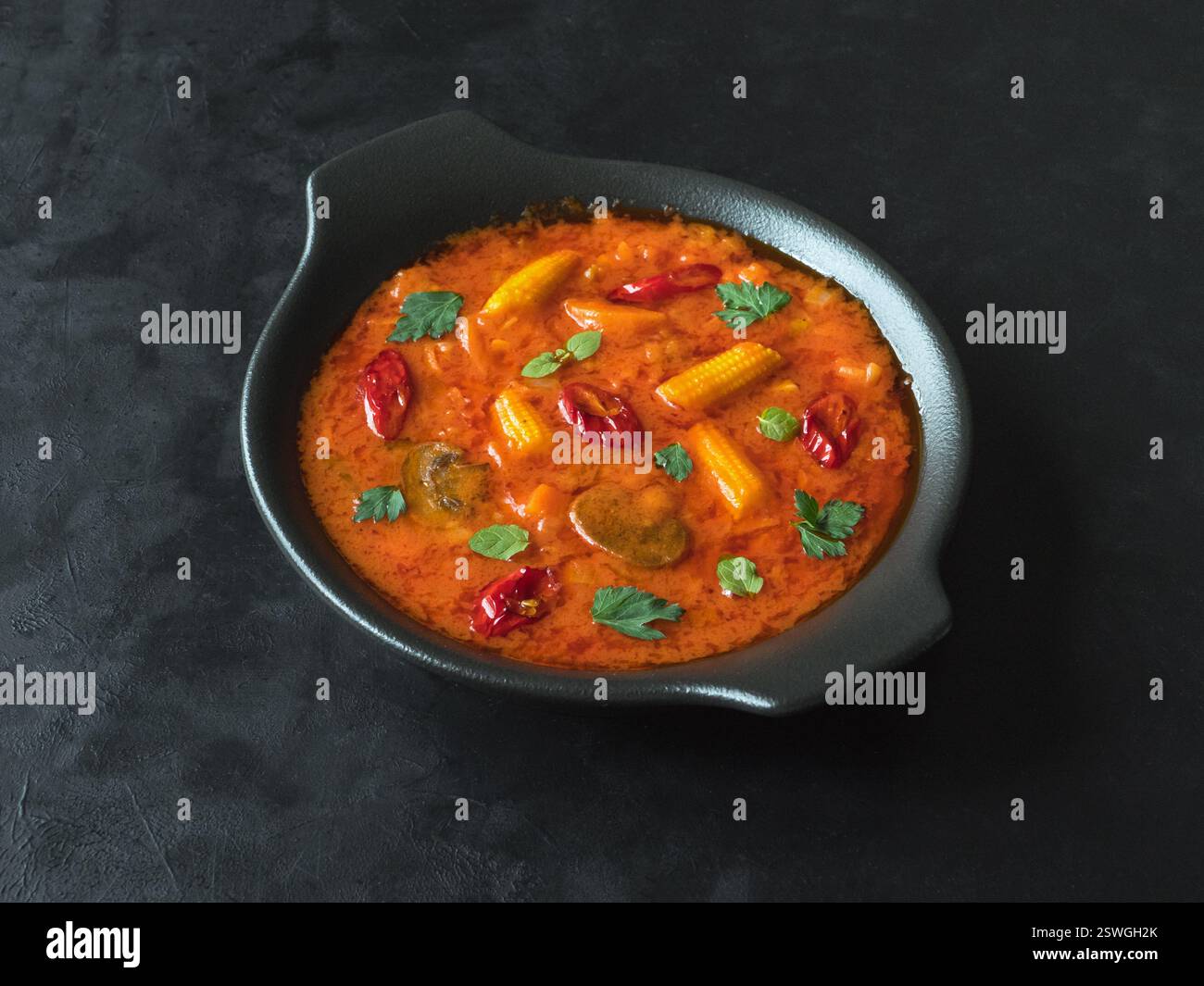 Mixed vegetable Goan curry, Indian food Stock Photo - Alamy