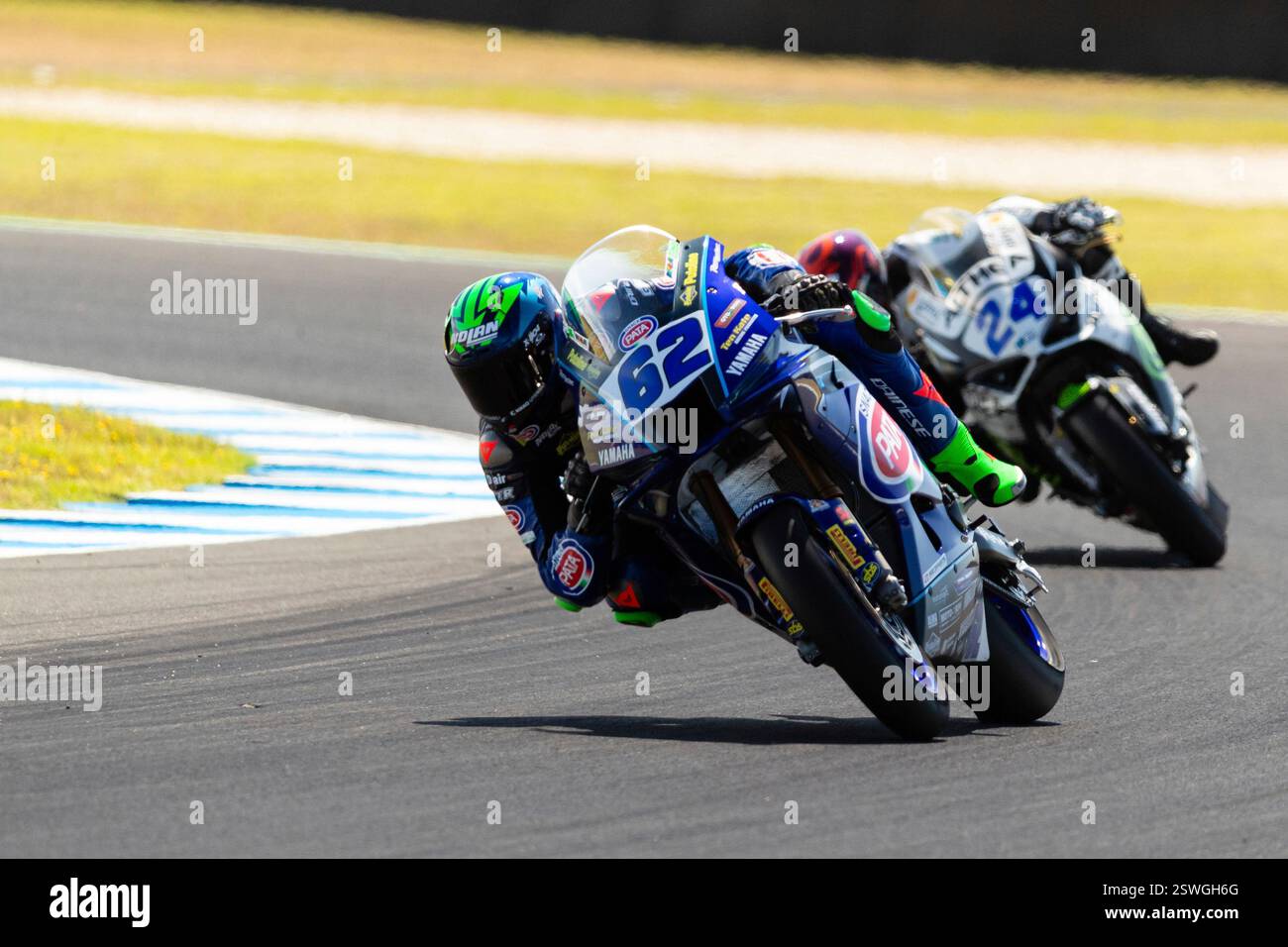 PHILLIP ISLAND, AUSTRALIA - FEBRUARY 21: Stefano Manzi (ITA) riding for ...