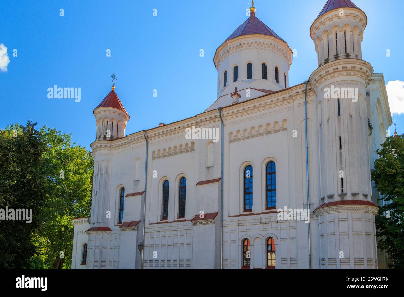 Vilnius. View of the Prechistensky Cathedral. Prechistensky Cathedral ...