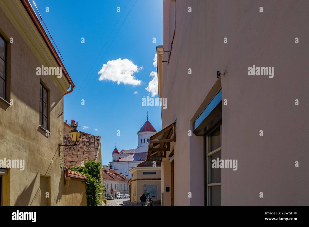 Vilnius. View of the Prechistensky Cathedral. Prechistensky Cathedral ...