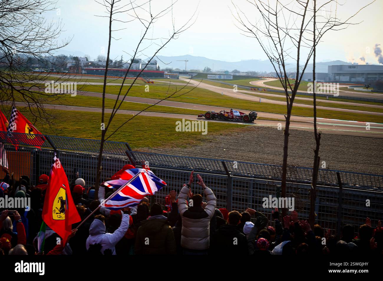 #44 Lewis Hamilton, Scuderia Ferrari, drives for the first time the new ...