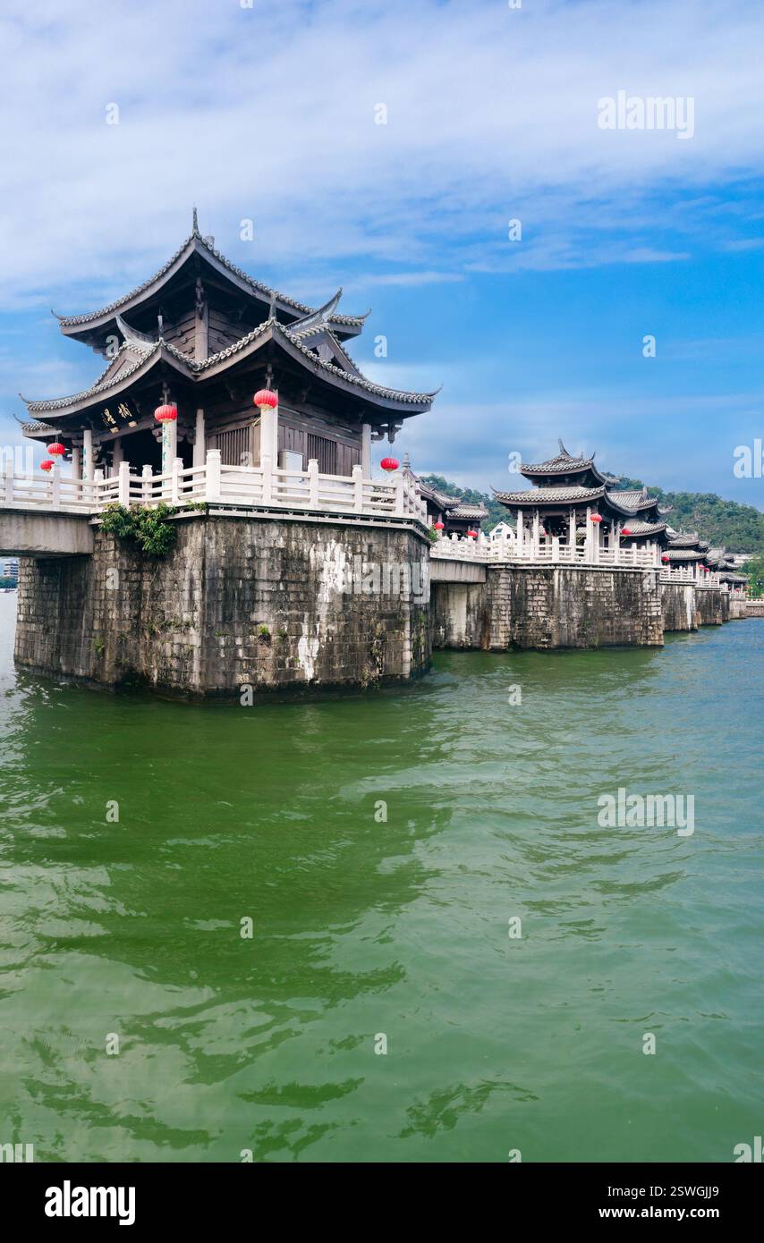 Guangji Bridge, Chaozhou City, Guangdong Province, China Stock Photo ...