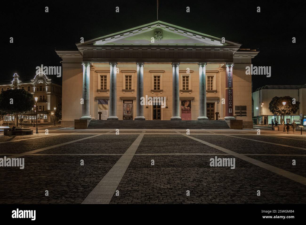 Vilnius. City Hall. The Town Hall in Vilnius is an architectural ...