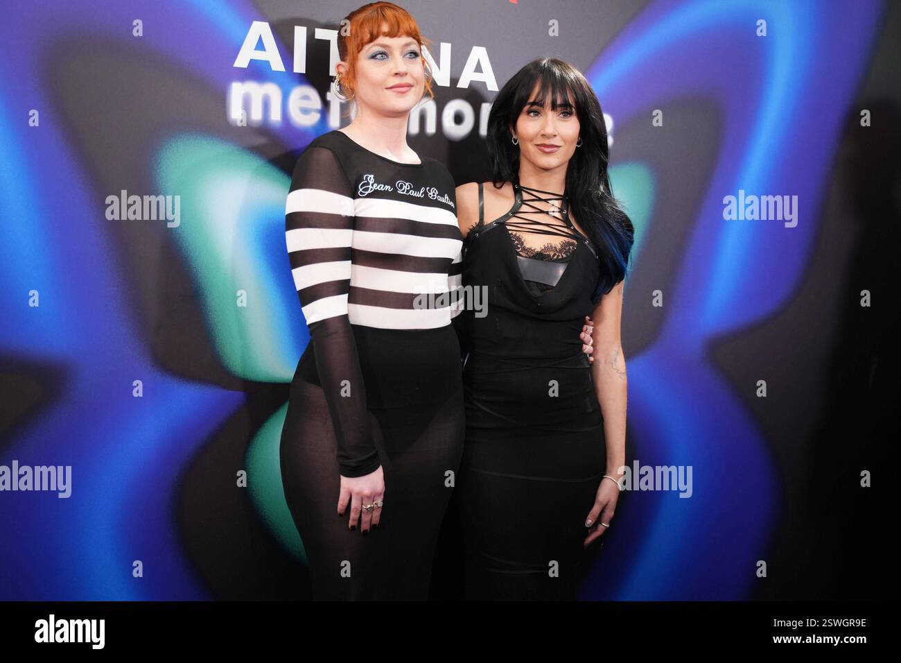 Madrid, Spain. 20th Feb, 2025. Singer Aitana Ocaña and director Chloe ...
