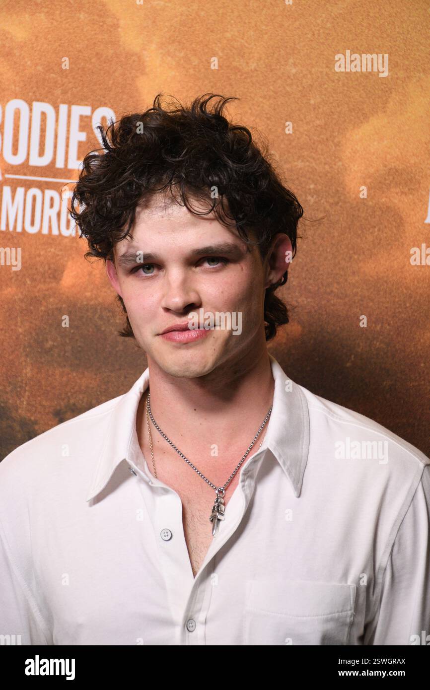 Culver City, California, USA 20th February 2025 Actor Curran Walters ...