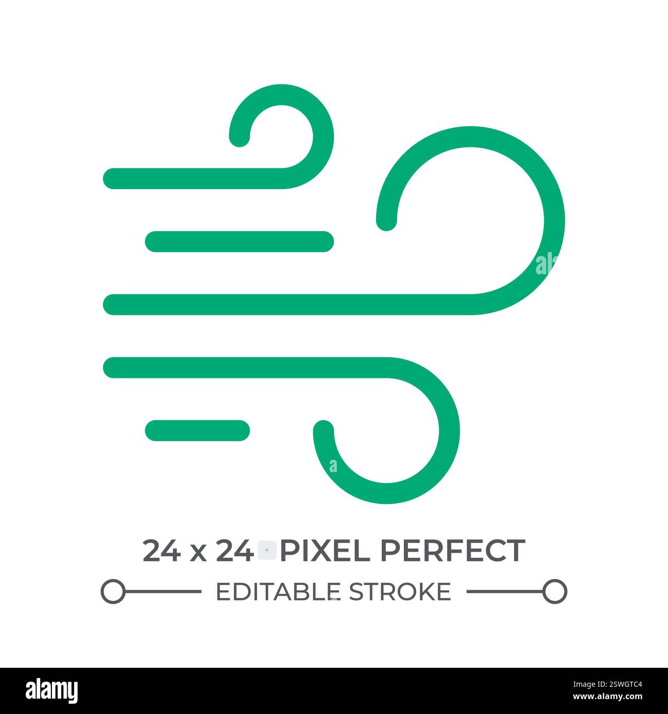 Blowing wind line ui hi-res stock photography and images - Alamy