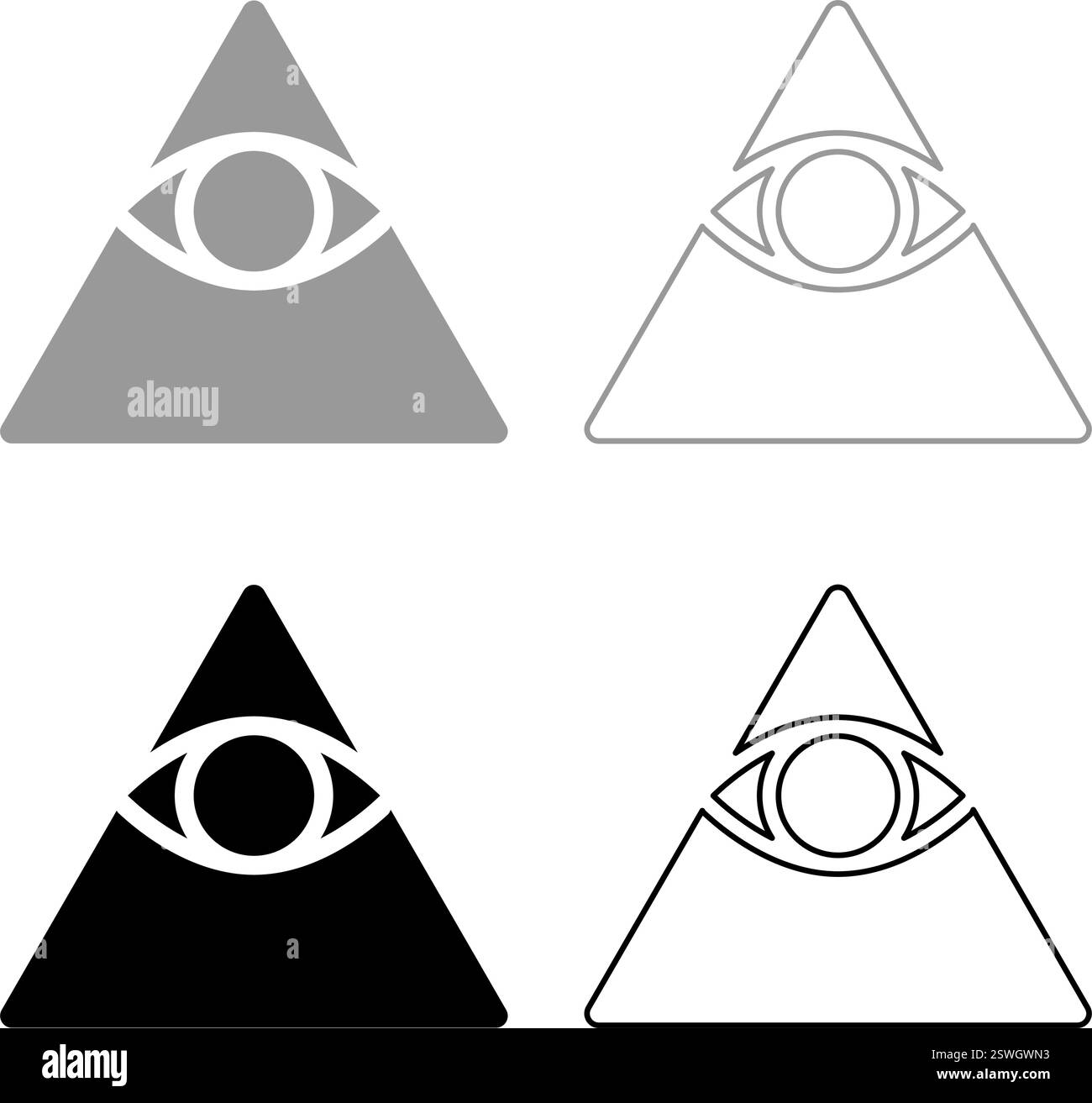 Kao Give all seeing eye in pyramid in triangle Illuminati symbol ...