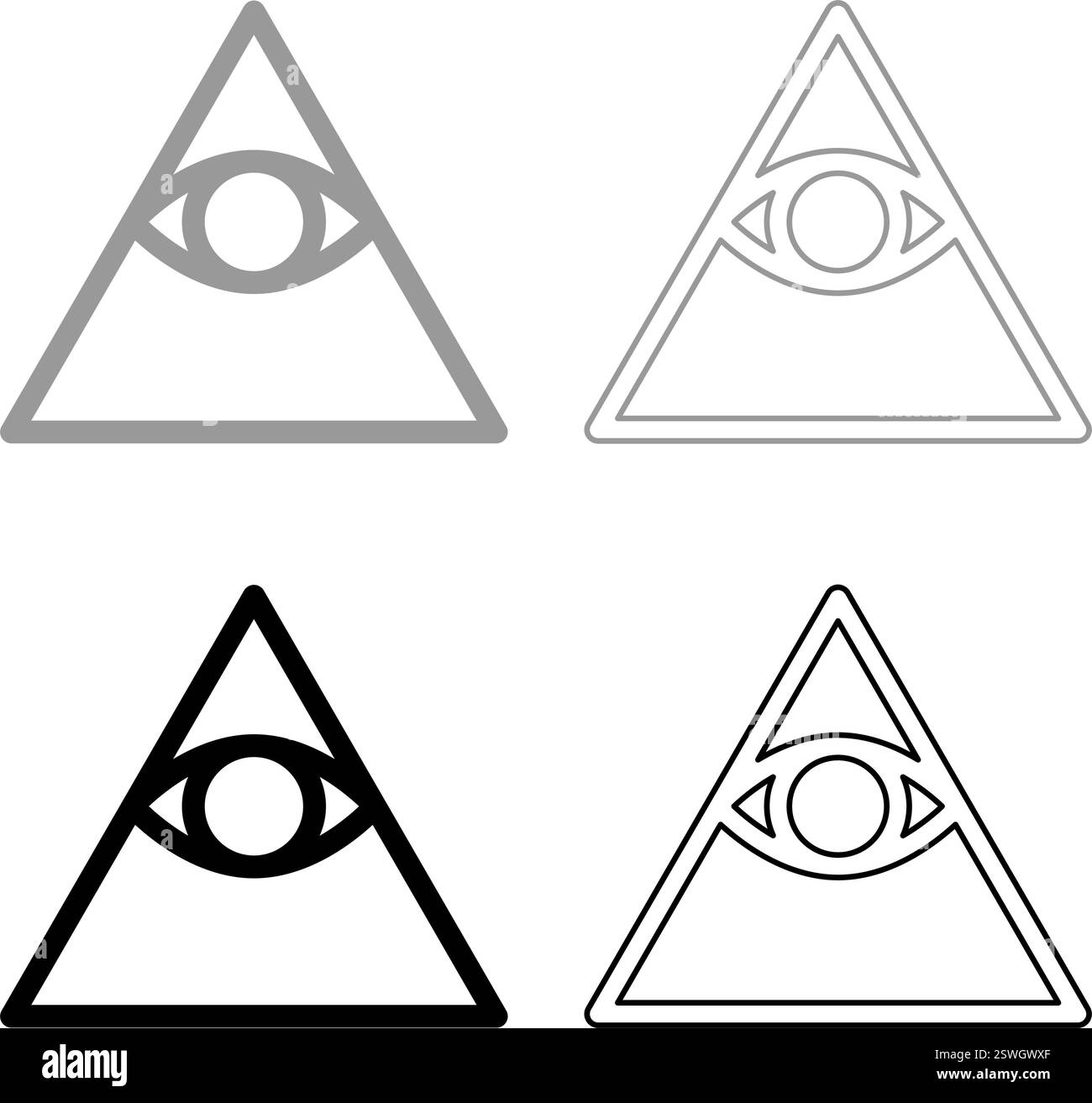 Kao Give all seeing eye in pyramid in triangle Illuminati symbol ...