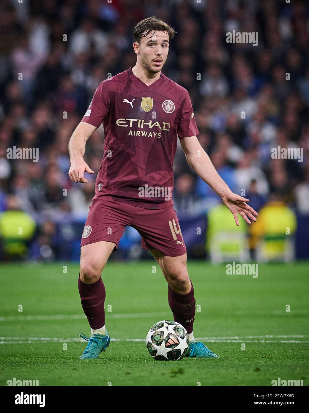 Manchester City FC`s Nico Gonzalez during Champions League 2024/2025 ...