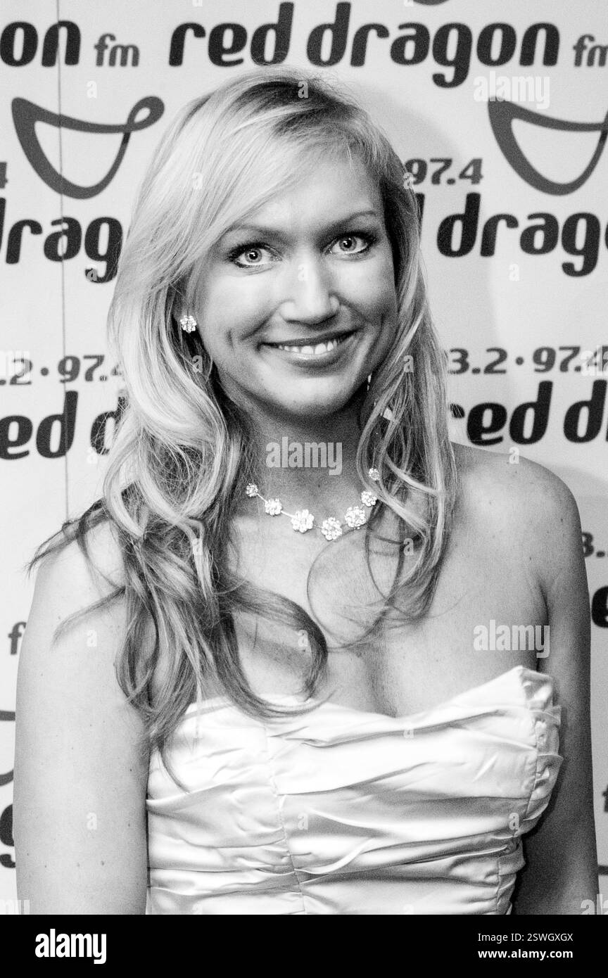 Welsh TV presenter Amanda Protheroe Thomas photographed in Cardiff ...