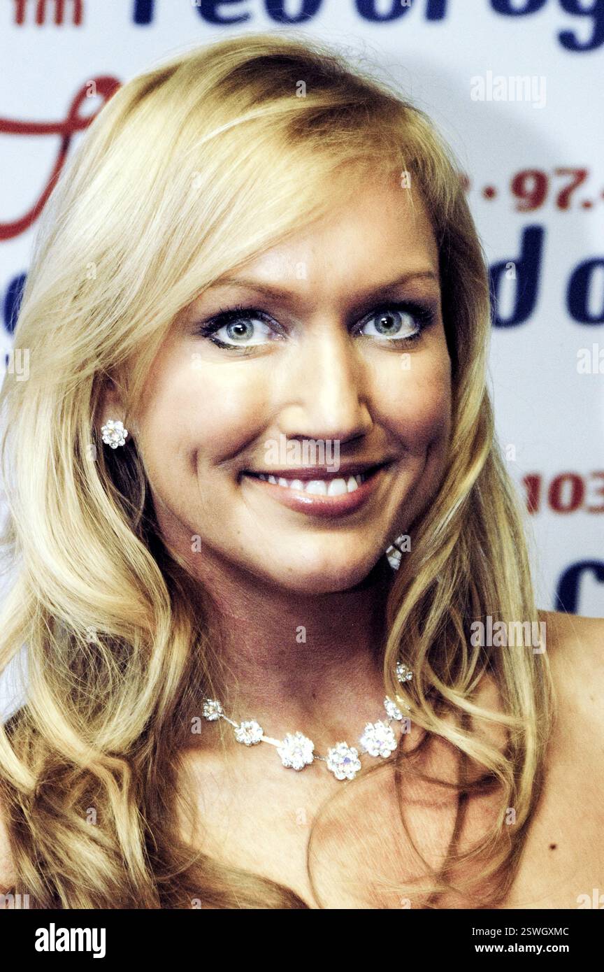 Welsh TV presenter Amanda Protheroe Thomas photographed in Cardiff ...