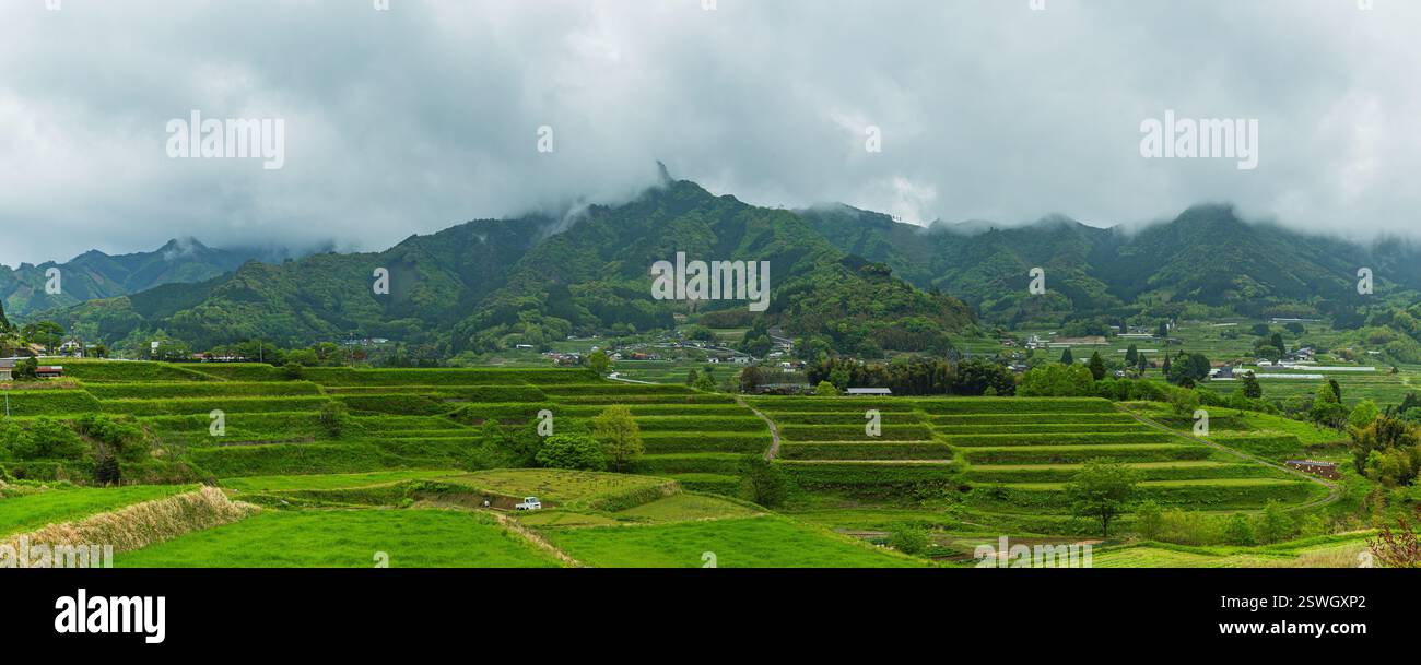 Tochimata Tanada in Takachiho, Miyazaki Prefecture, Japan Stock Photo ...