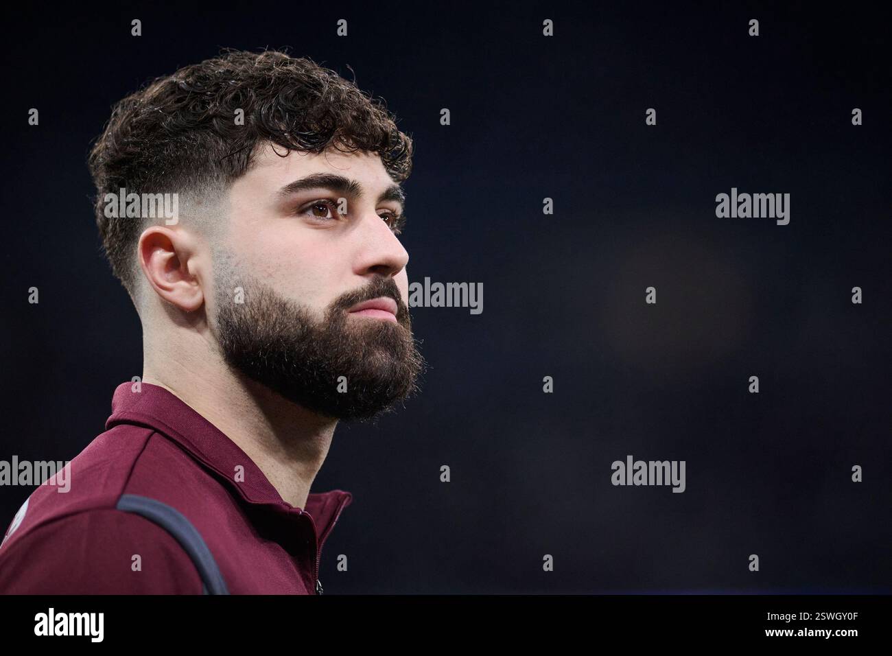 Madrid, Spain. 19th Feb, 2025. Manchester City FC`s Josko Guardiol ...