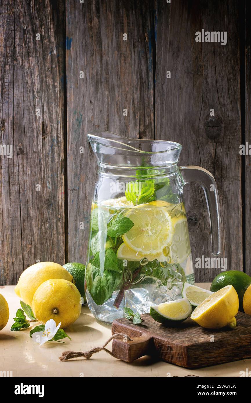 Pitcher water juicy kitchen hi-res stock photography and images - Alamy