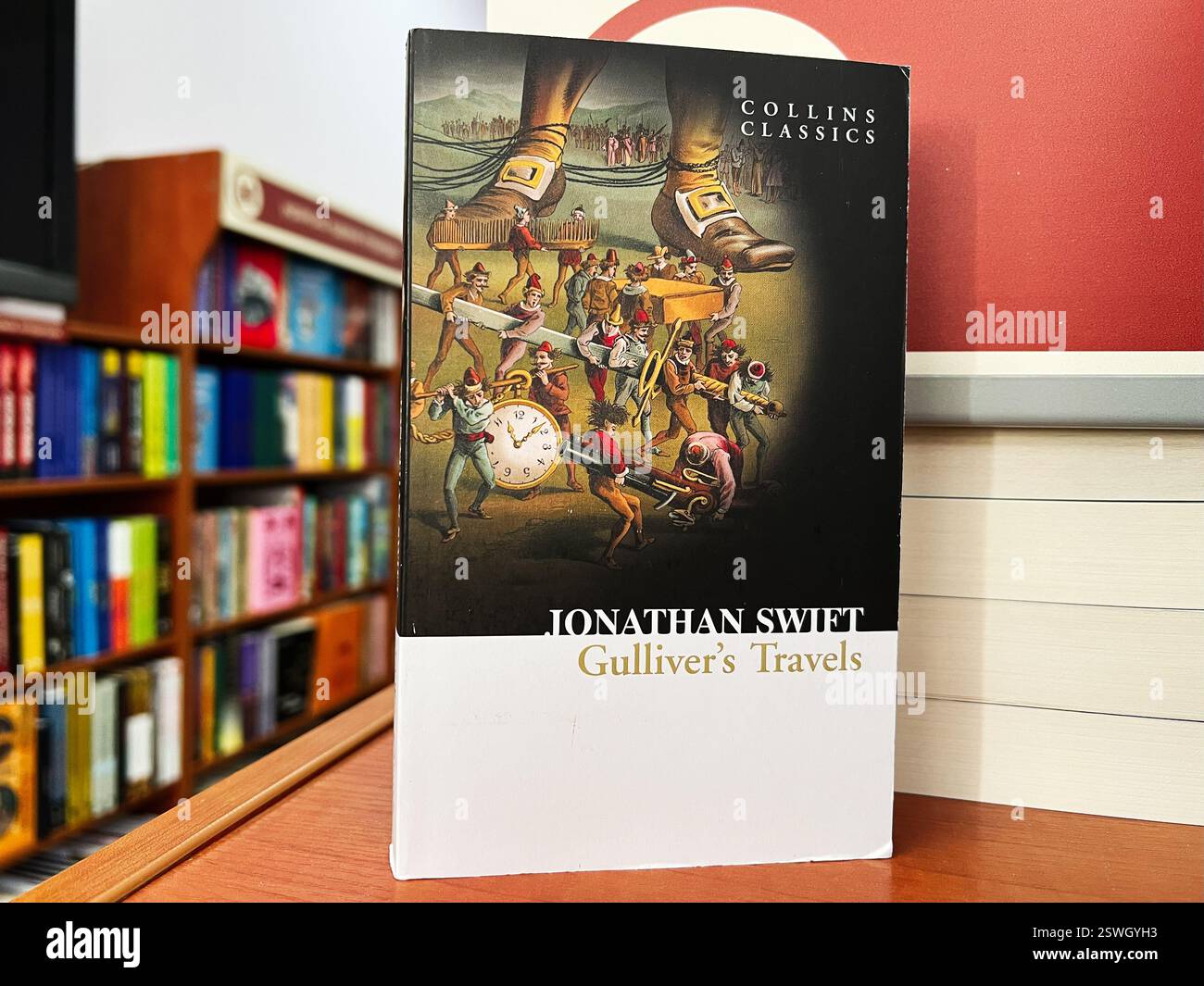 Lviv, Ukraine - February 20, 2025: Book cover of Gulliver’s Travels by ...