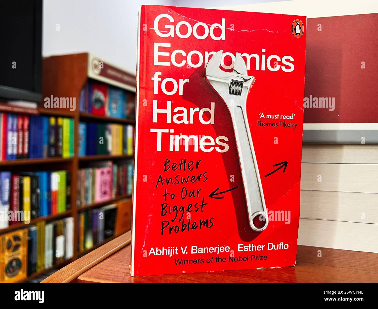 Lviv, Ukraine - February 20, 2025: Good Economics For Hard Times by ...