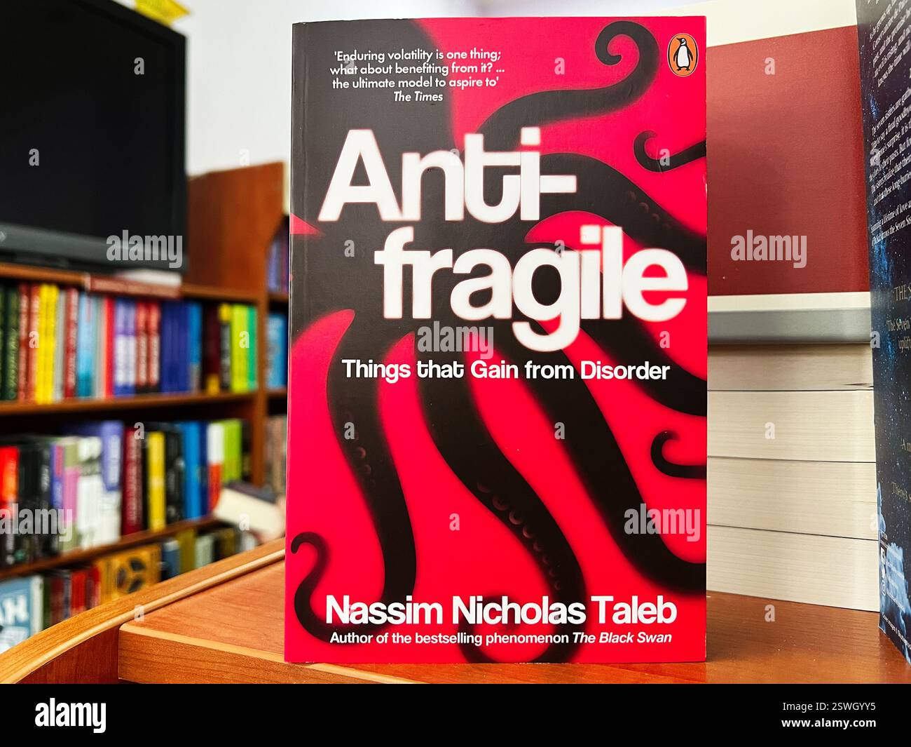 Lviv, Ukraine - February 20, 2025: A red-colored book titled ...