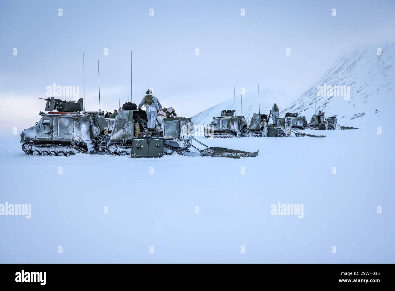 Undated handout photo issued by the Ministry of Defence of Mortar Troop ...