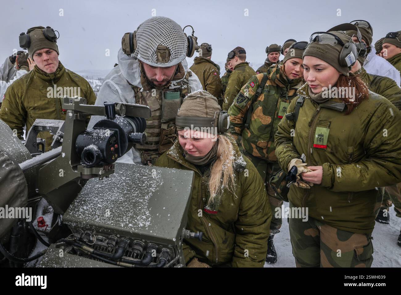 Undated handout photo issued by the Ministry of Defence of 29 Commando ...
