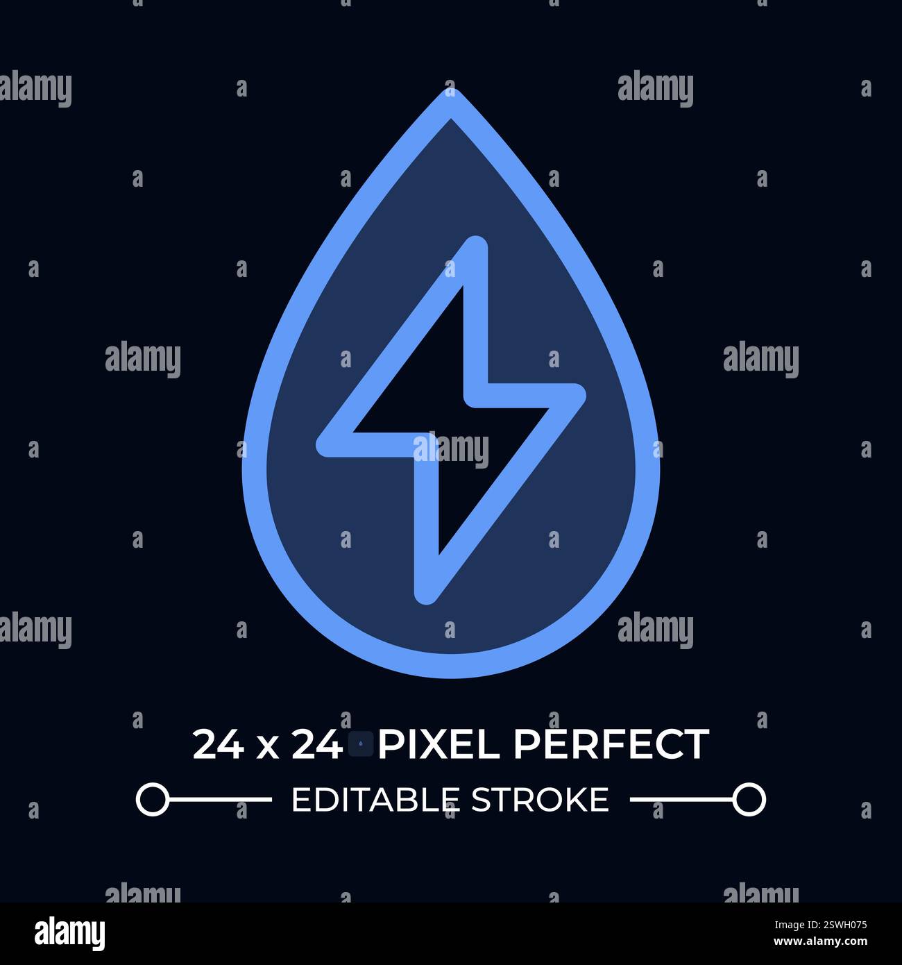 Water power dark color Stock Vector Images - Alamy