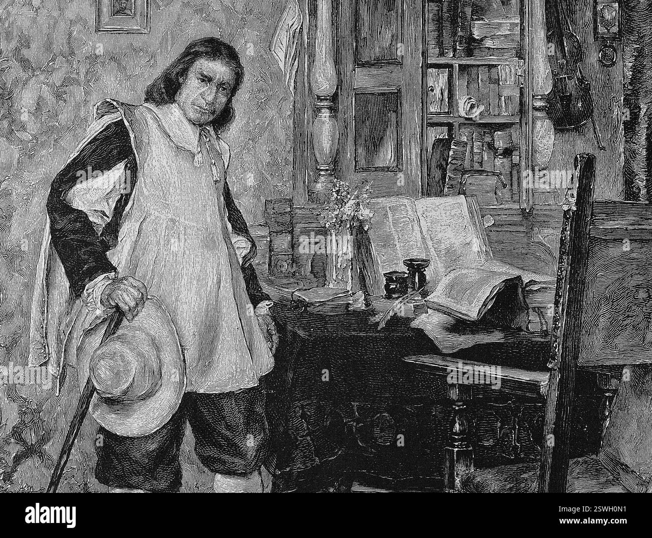 Oliver Cromwell (1599-1658). English military and political leader and ...