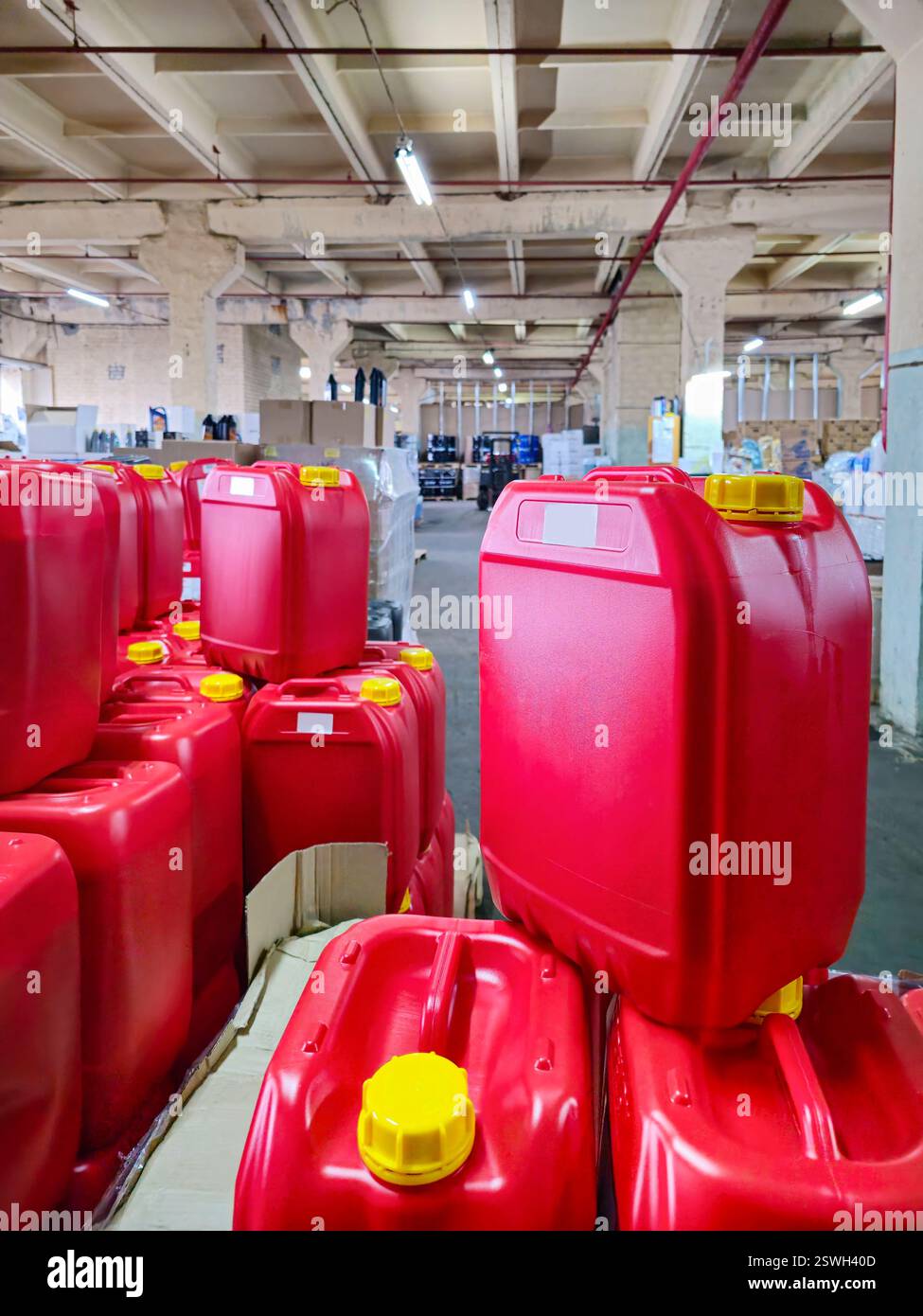 Plastic barrels vertical hi-res stock photography and images - Alamy