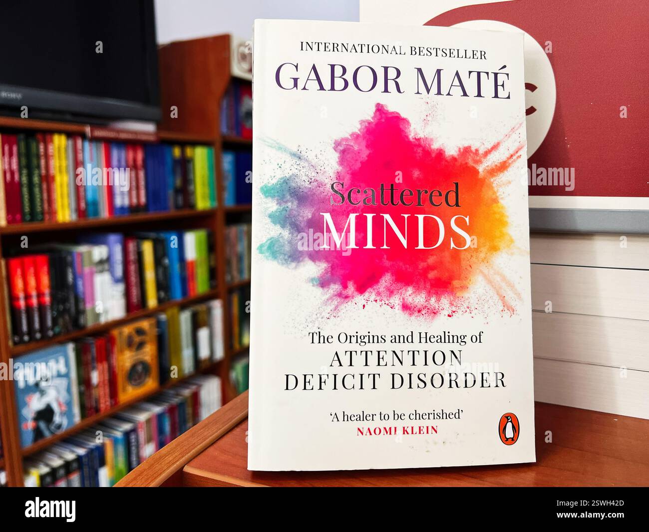 Lviv, Ukraine - February 20, 2025: Colorful book cover of Scattered ...