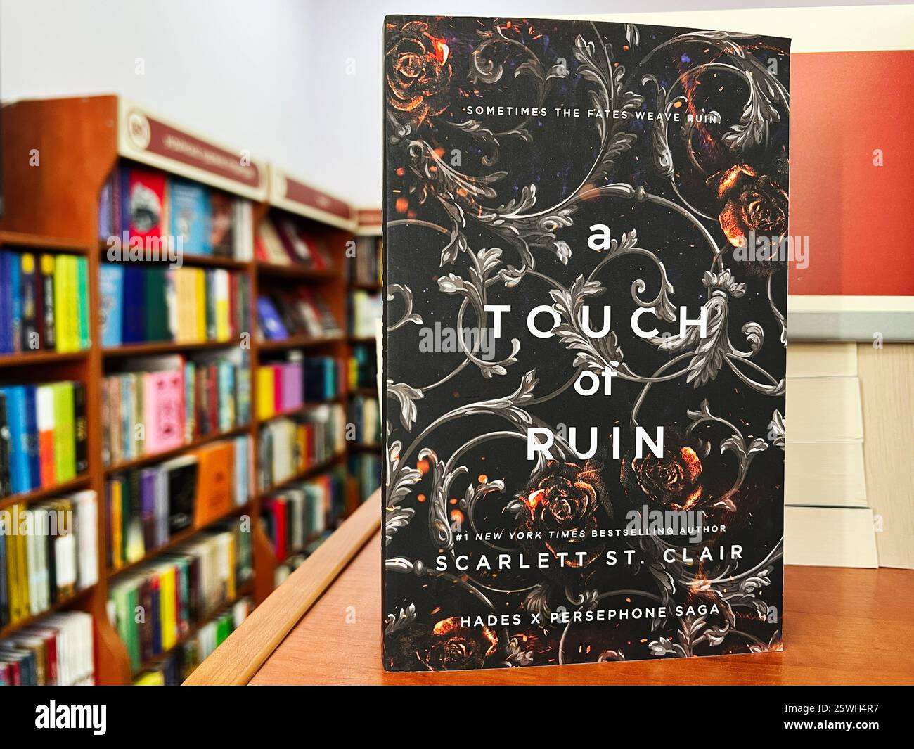 Lviv, Ukraine - February 20, 2025: Book cover of A Touch of Ruin by ...