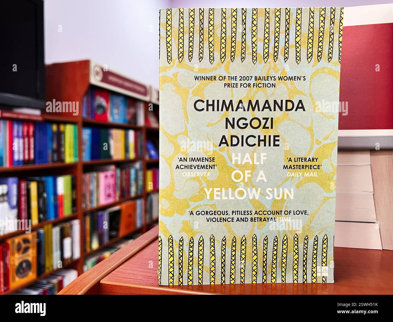 Lviv, Ukraine - February 20, 2025: Half of a Yellow Sun by Chimamanda ...