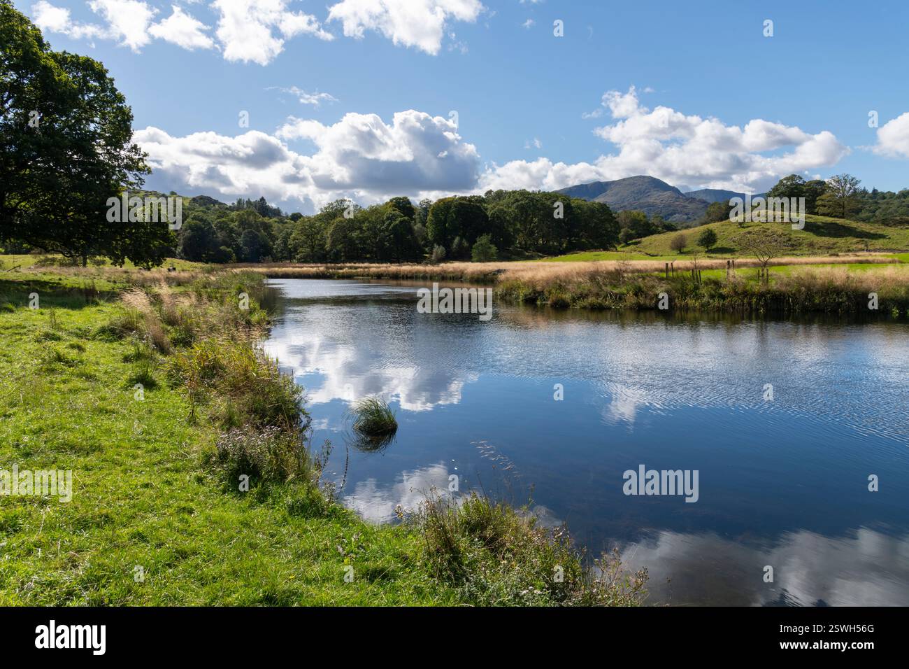 Beautiful scenery near Elterwater in the Lake District national park ...