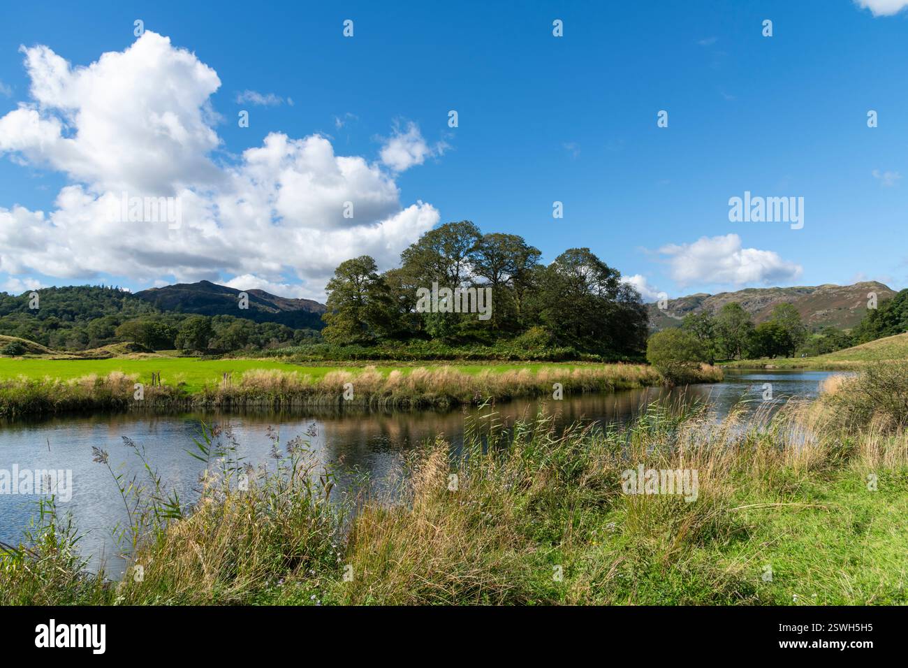 Beautiful scenery near Elterwater in the Lake District national park ...