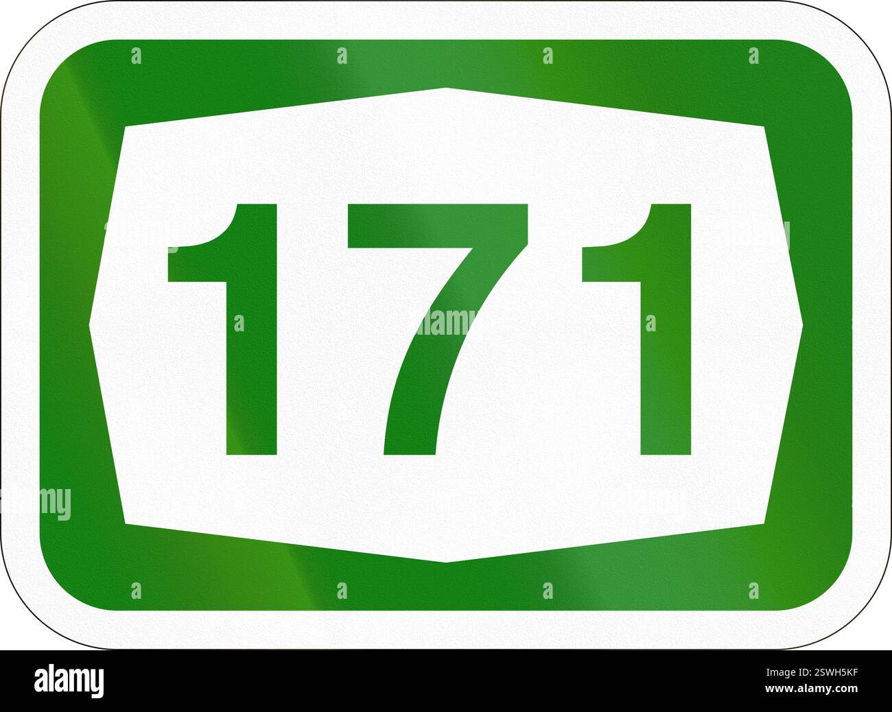 Route 171 road shield used in Israel Stock Photo - Alamy