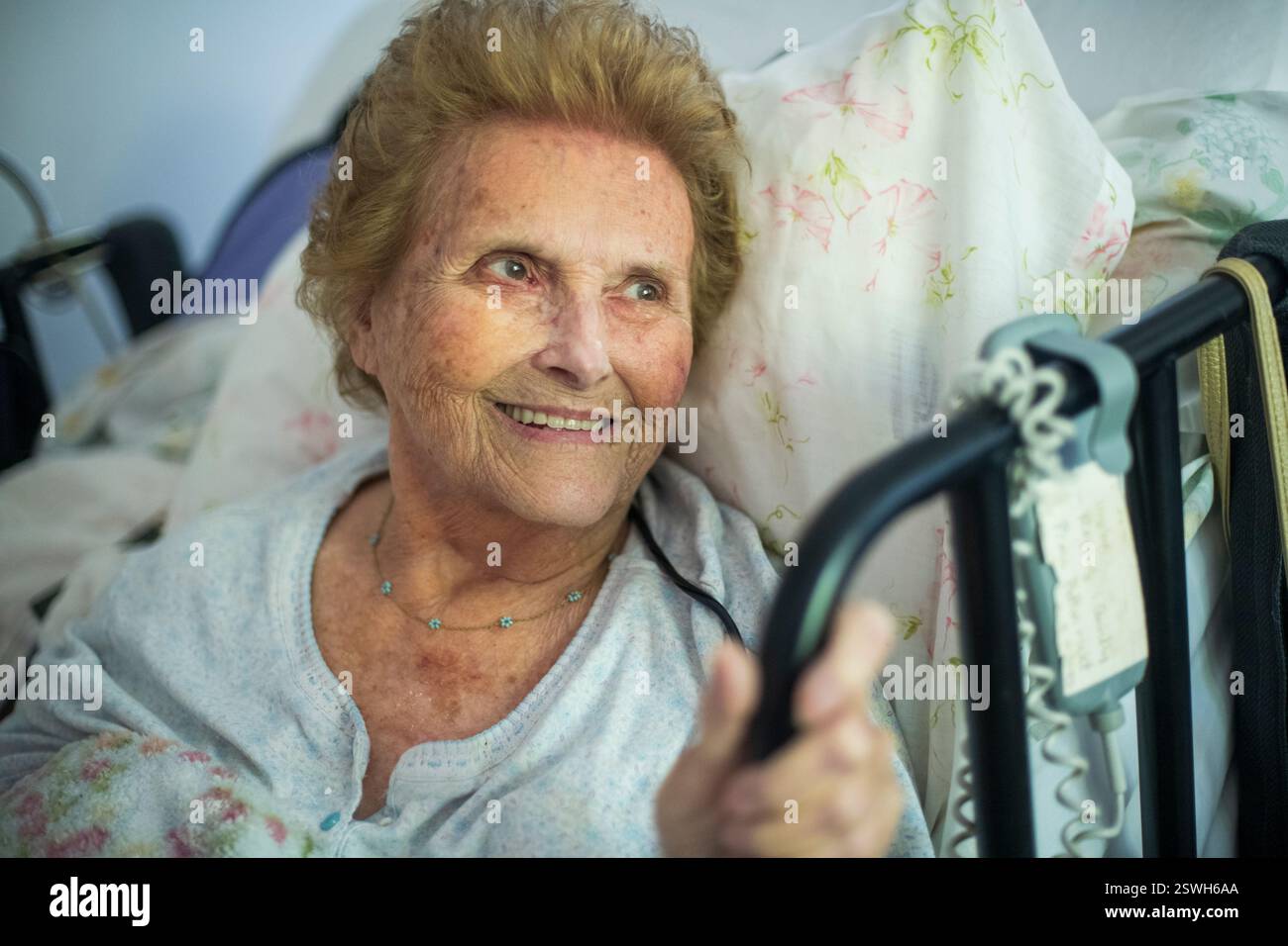 A bedridden patient is home Stock Photo - Alamy