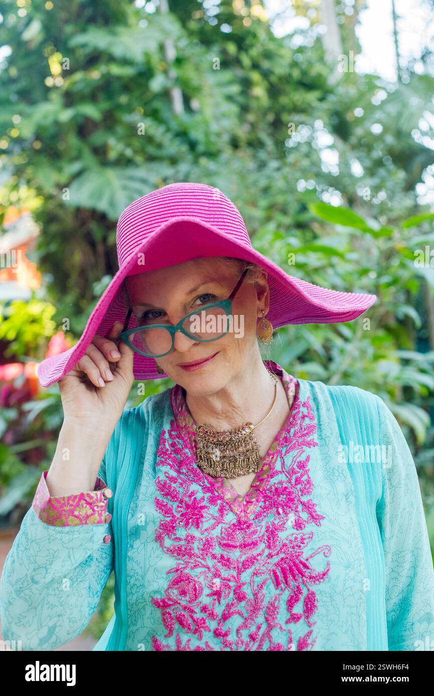 A Casual head shot of a Socialite Stock Photo - Alamy