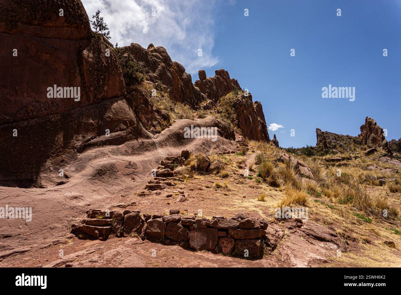 Mystical Aramu Muru Willka Uta Stone Gate in Puno Peru Pre-Columbian ...