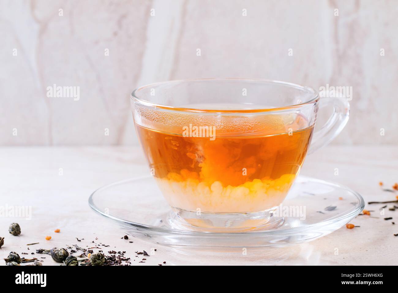 Hot cup milk tea hi-res stock photography and images - Alamy
