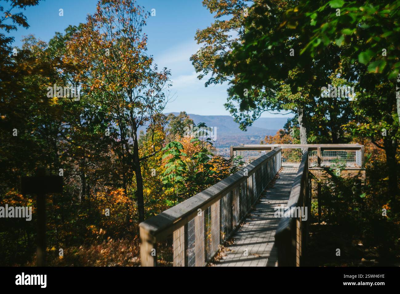 Overlook of the Blue Ridge Mountains in the Fall Season Stock Photo - Alamy
