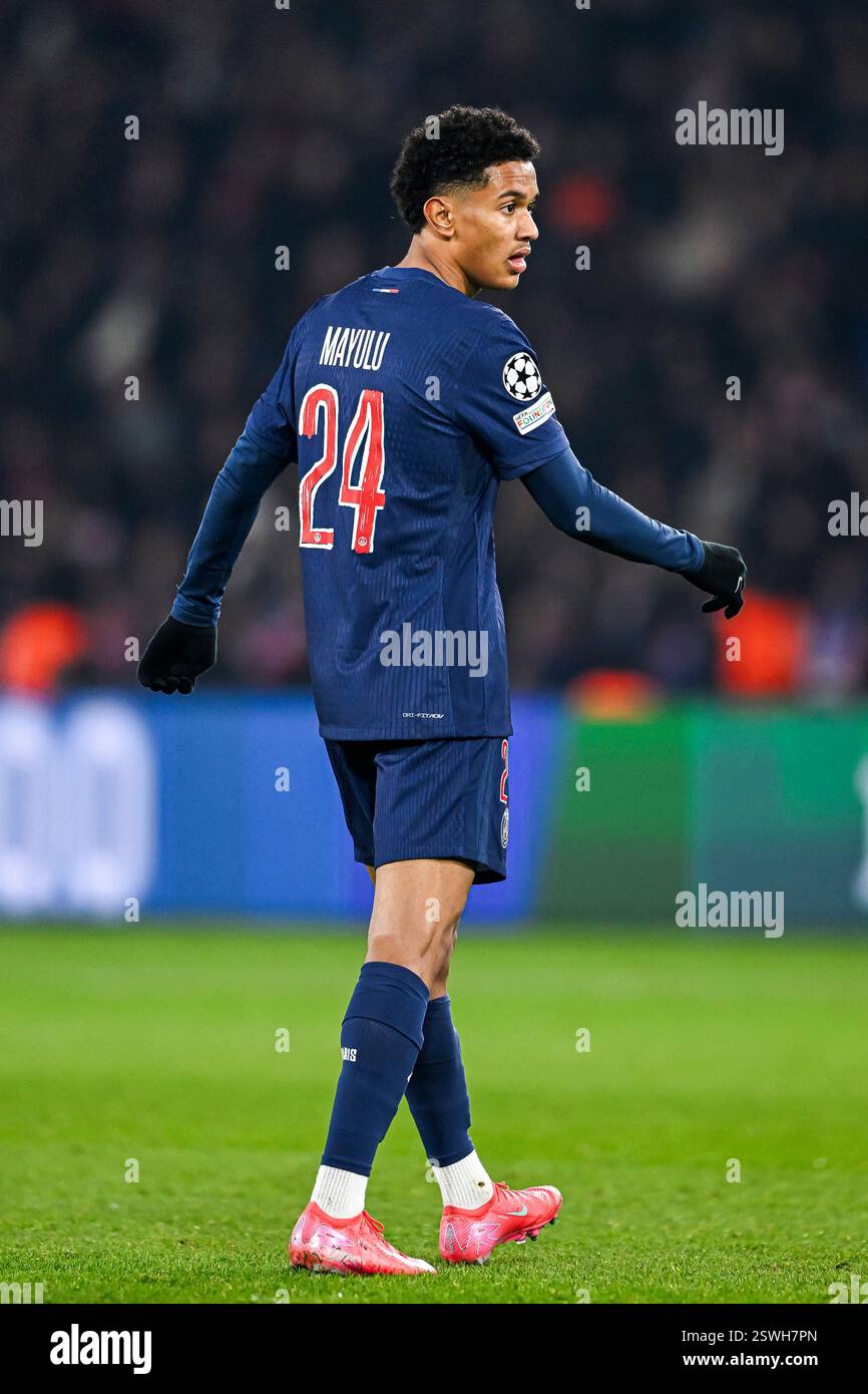 Senny Mayulu during the UEFA Champions League match Paris Saint-Germain ...