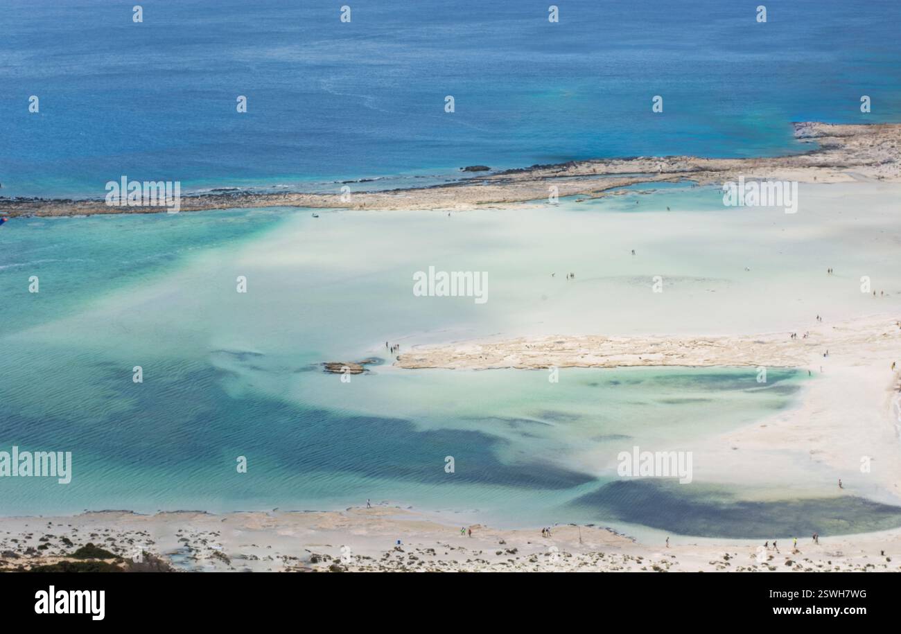 a splendid lagoon with all the colours of the sea Stock Photo - Alamy