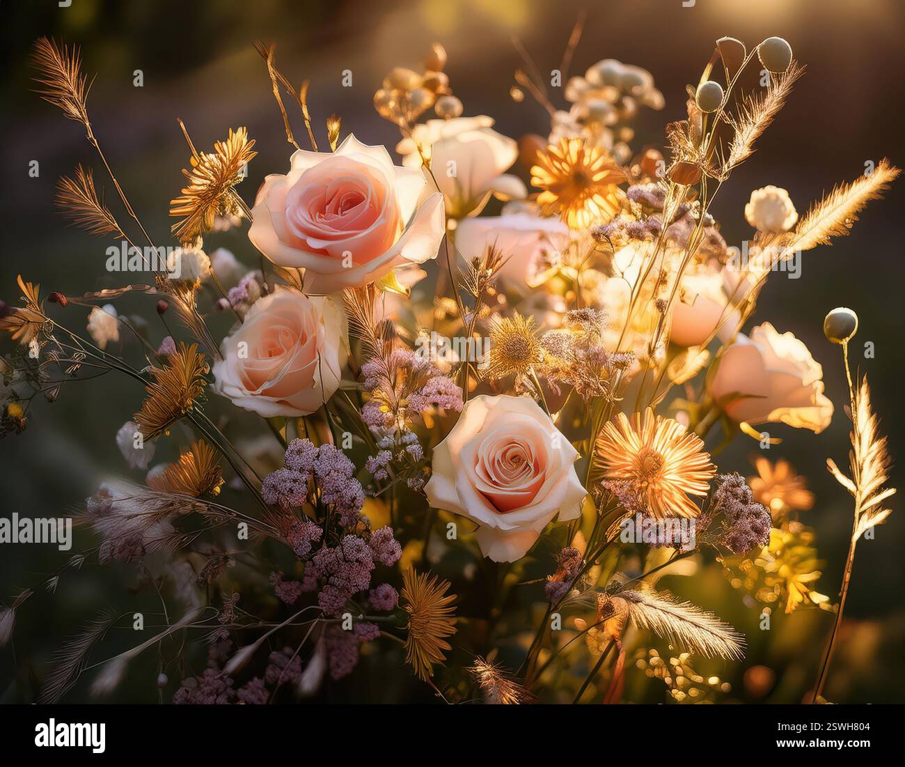 Elegant roses and wildflowers symbolize strength and unity as we honor ...