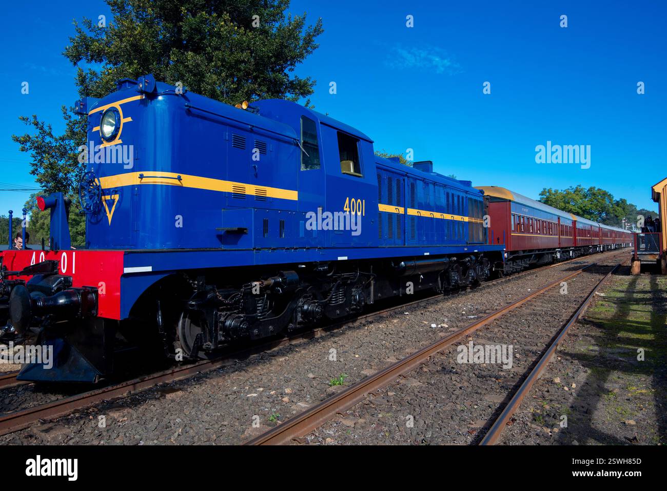 NSW Government Railways 40 class diesel, 4001 at the New South Wales ...