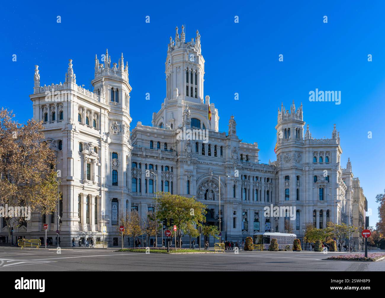 Cybele Palace is now the grand Madrid City Hall. This building is in ...