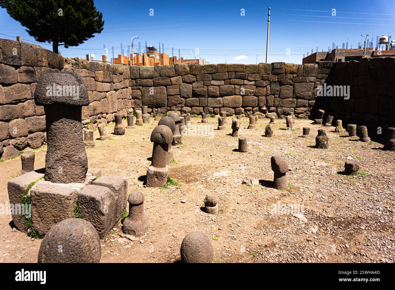 Pre-Hispanic Inca Uyo Temple with Fertility Symbols in Chucuito Puno ...