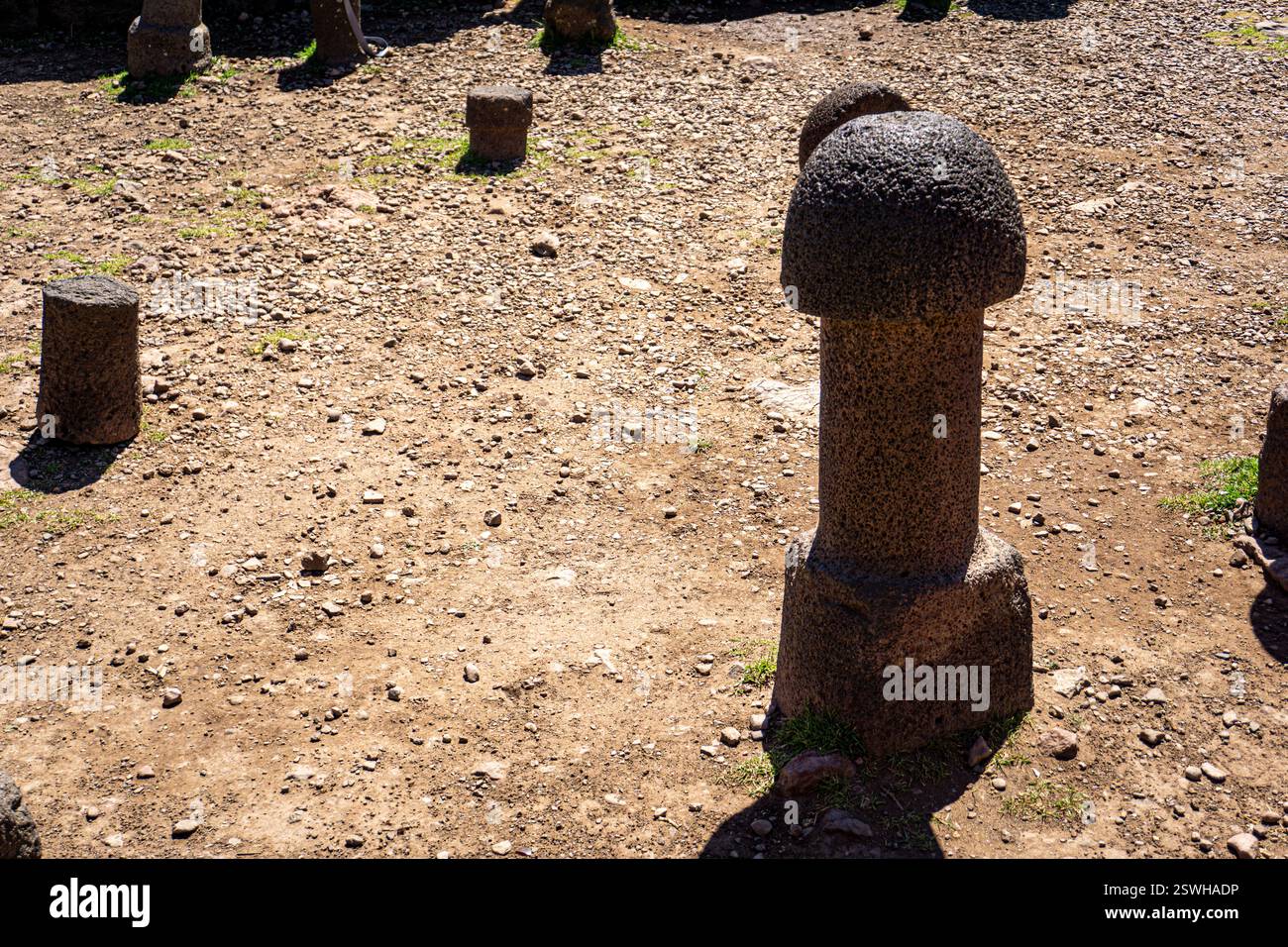 Temple of Fertility Inca Uyo with Carved Stone Monoliths in Chucuito ...