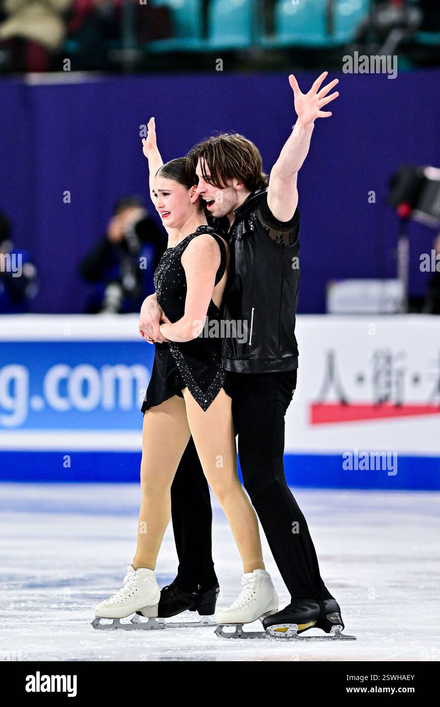 Kelly Ann LAURIN & Loucas ETHIER (CAN), during Pairs Free Skating, at ...