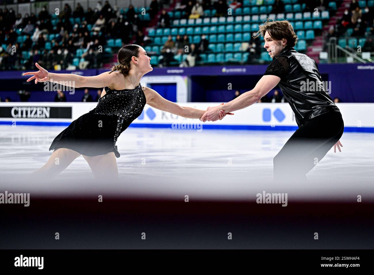 Kelly Ann LAURIN & Loucas ETHIER (CAN), during Pairs Free Skating, at ...