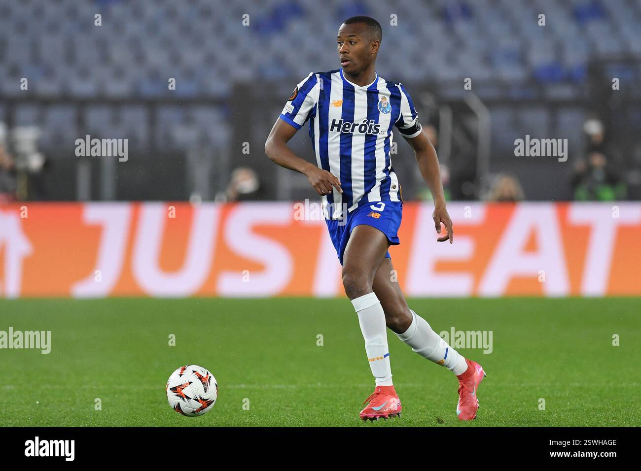 Rome, Lazio. 20th Feb, 2025. Tiago Djalo of FC Porto during the Europa League Knockout phase ...
