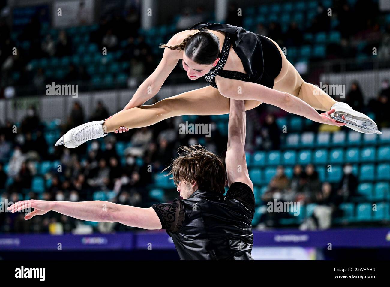 Kelly Ann LAURIN & Loucas ETHIER (CAN), during Pairs Free Skating, at ...