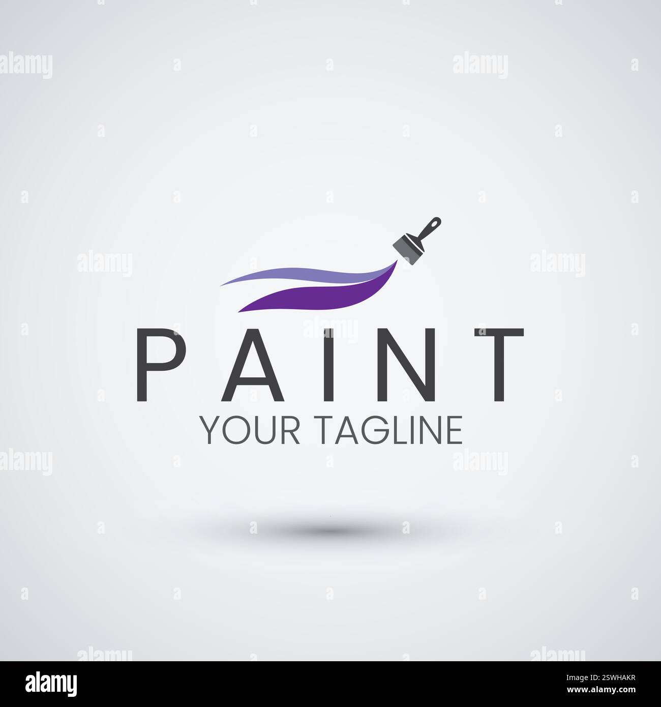Modern Paint Logo Design Icon Template Stock Vector Image & Art - Alamy